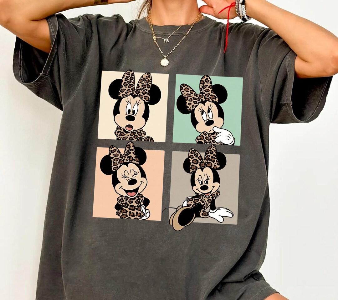 Comfort Colors® Safari Minnie Mouse Shirt, Leopard Minnie Mouse Shirt ...