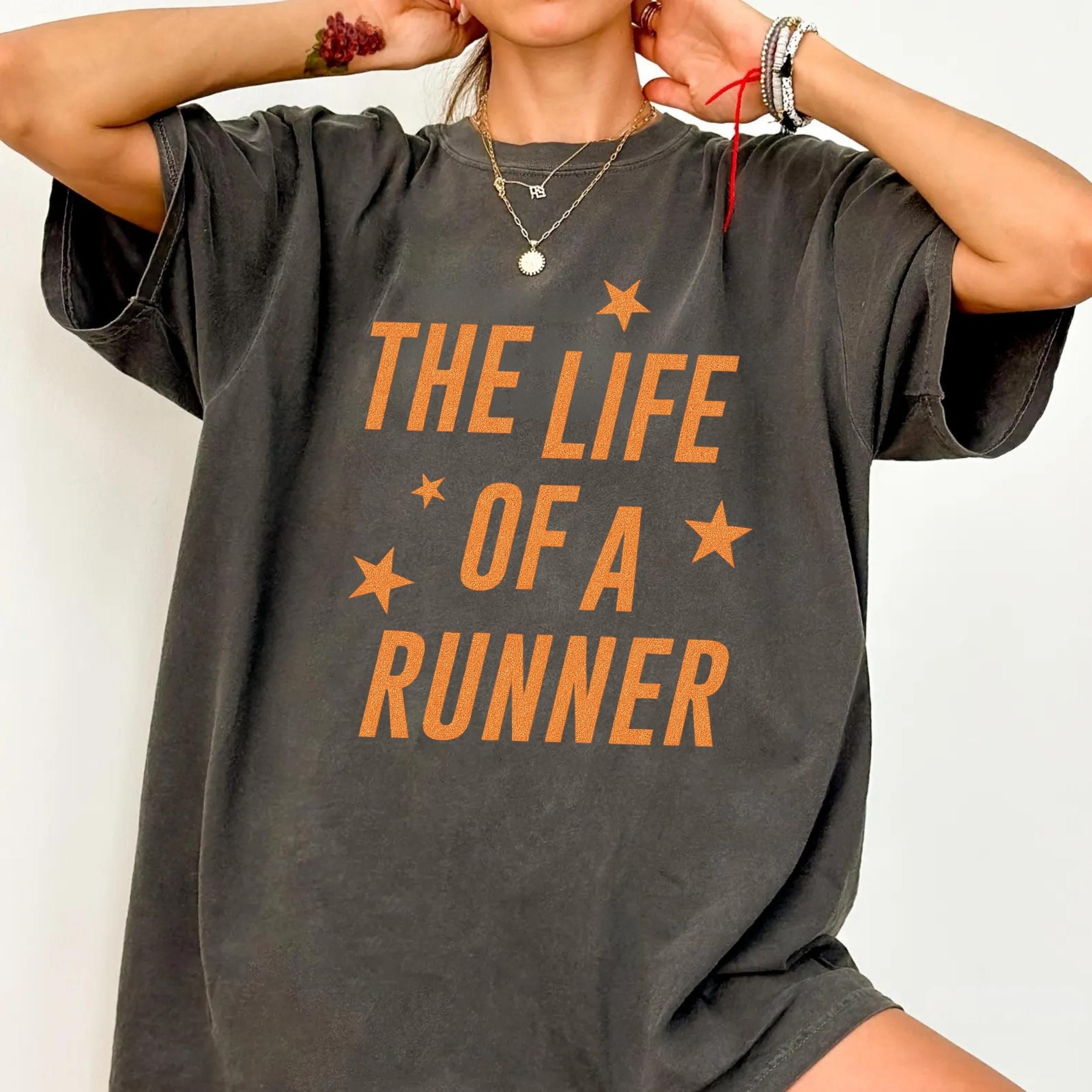 The Life of A Runner Comfort Colors® Shirt Runner Girl Tshirt Trendy ...