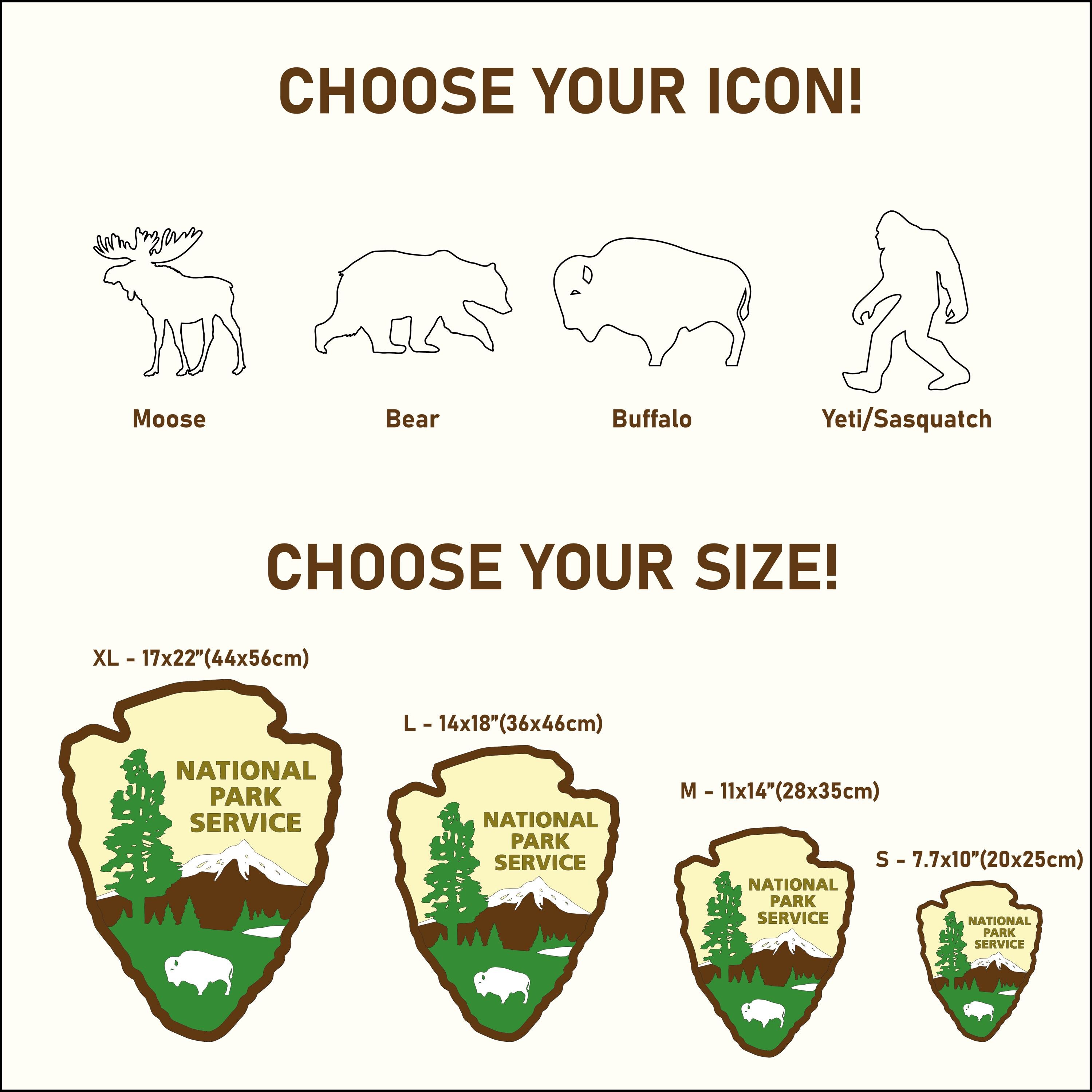 Customizable NPS Sign | National Park Service Sign | National Park ...