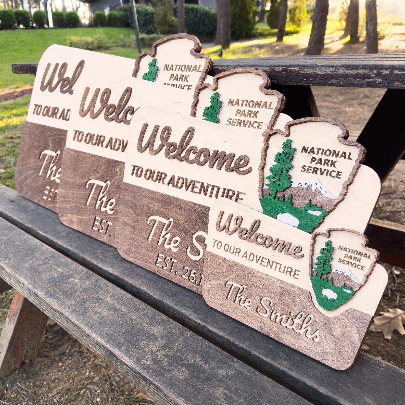 Custom National Park Sign, National Park Wood Sign, Custom NPS, Nature ...
