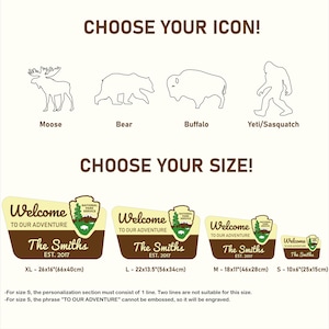 National Park Welcome Sign 3D, Personalized National Park Sign, NPS ...