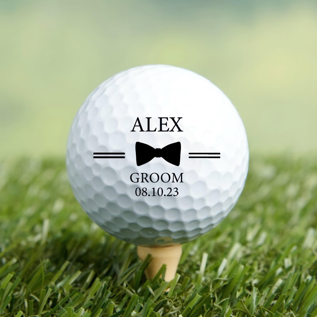 Personalized Golf Ball, Wedding Party, Best Man Gift, Best Man Golf ...