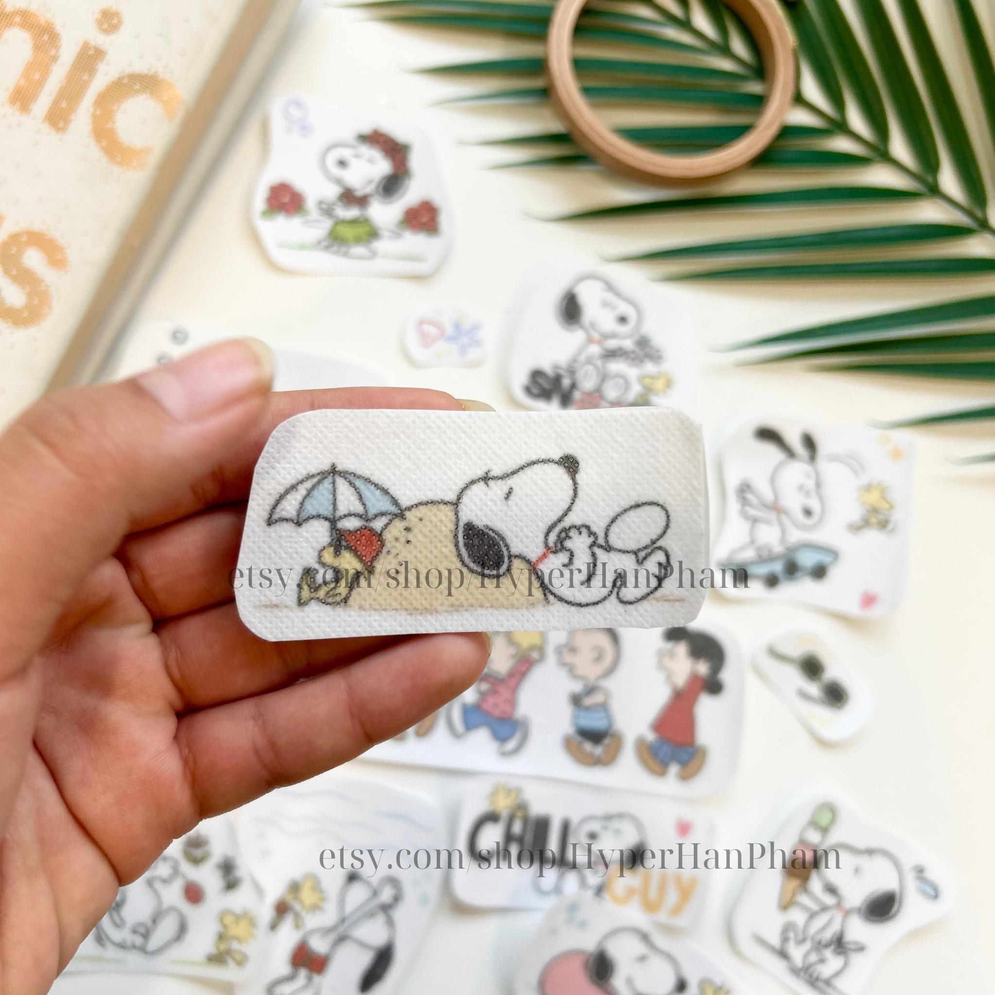 Stick and Stitch Embroidery Patterns, Snoopy-peanuts Water-soluble ...