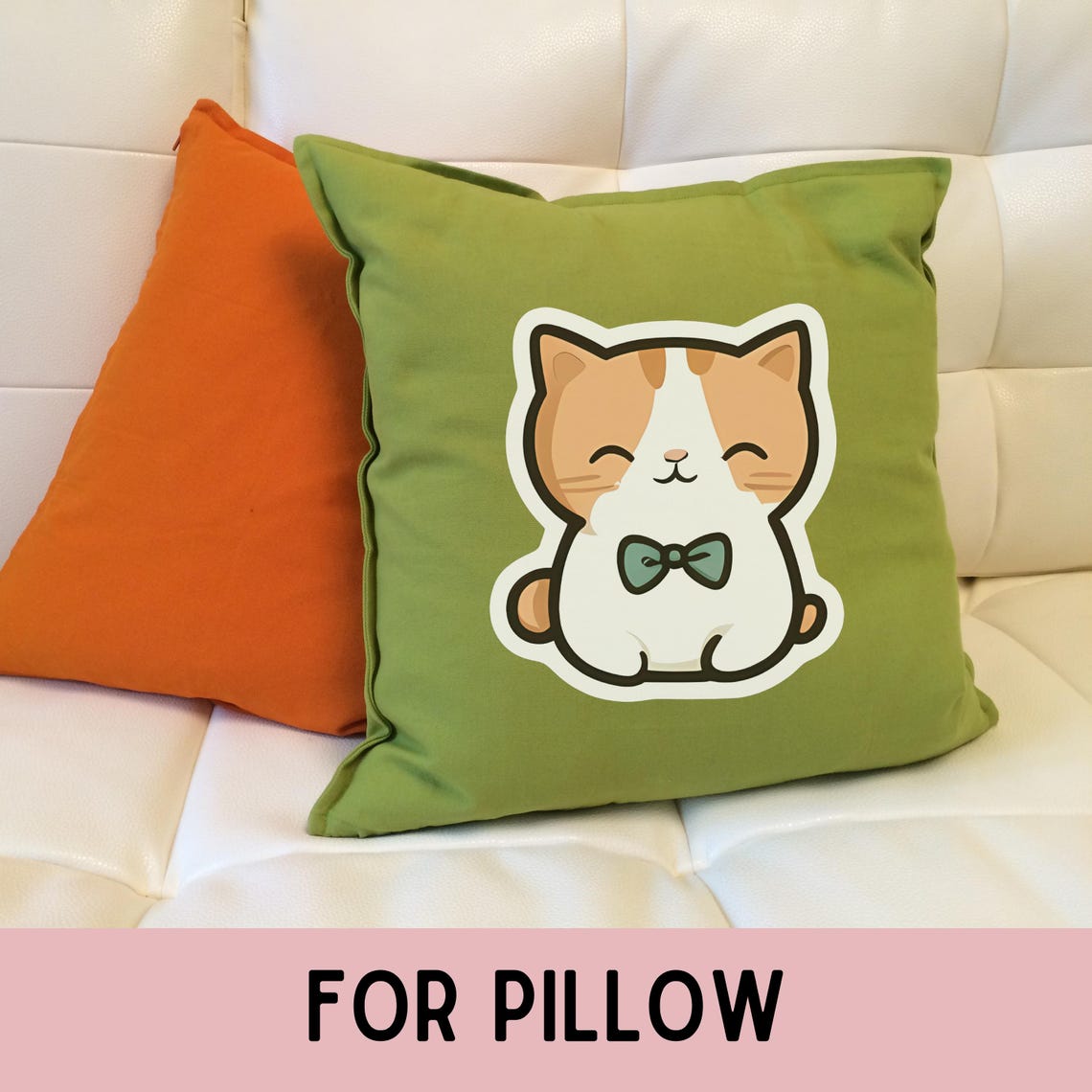 Kawaii Cat Sticker PNG Bundle: Cute Animated Cats Clipart, Funny Kitty ...