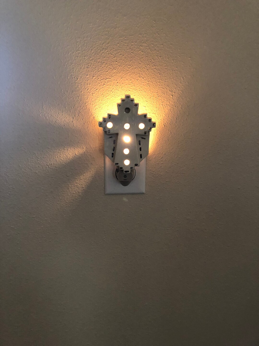 Holy Cross Night Light, Religious Night Light, Custom Made Night Light ...