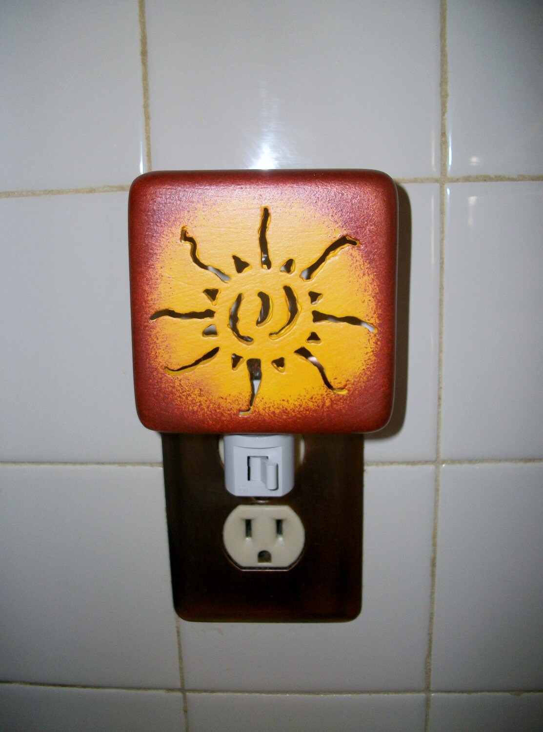 Southwestern Night Light, Ancient Sun Night Light, Nite Lite Made in ...