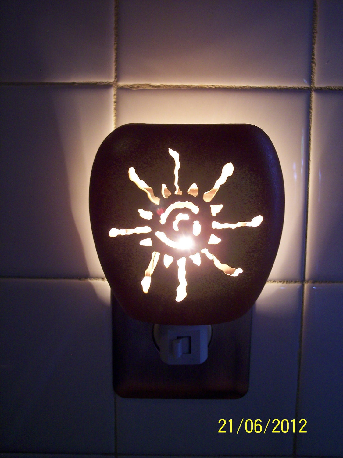 Southwestern Night Light, Ancient Sun Night Light, Nite Lite Made in ...