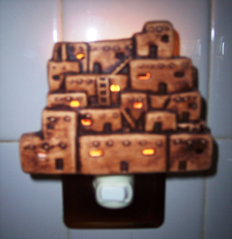 Southwestern Pueblo Nite Lite Native New Mexico Decor - Etsy