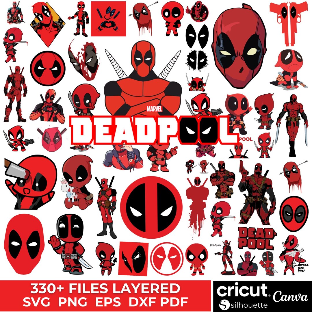 Deadpool SVG, Deadpool Svg Bundle, Deadpool Png, Superhero Svg ...