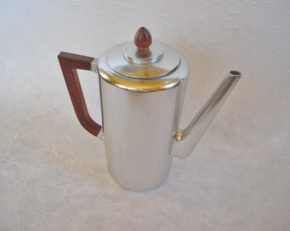 Items similar to art deco coffee pot, Kensington Ware Mayfair, Lurelle ...