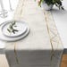 Table Runner Cream Gold Geometric Greek Border Lines, Greek Table ...