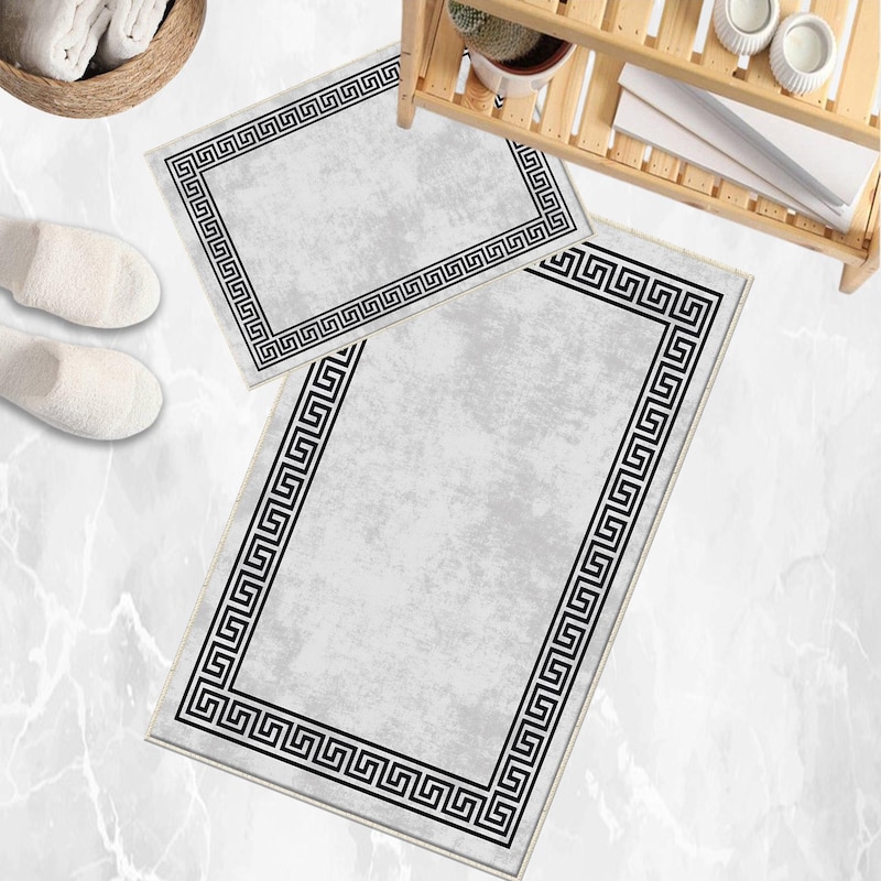 Greek Key Rug - Etsy