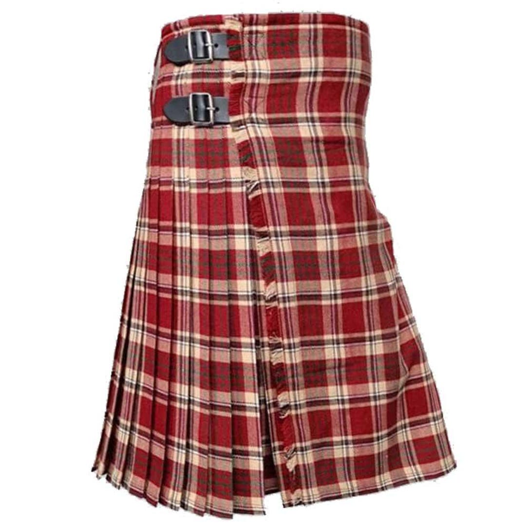 Scottish Traditional County Tyrone Handmade Heavy Weight Tartan Kilt ...