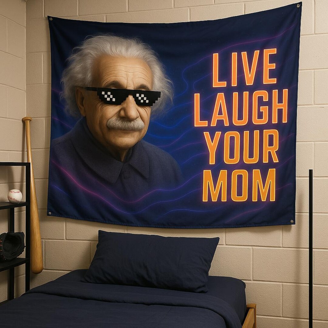 Live Laugh Your Mom Tapestry , Cool Tapestry , Meme Tapestry , Funny ...