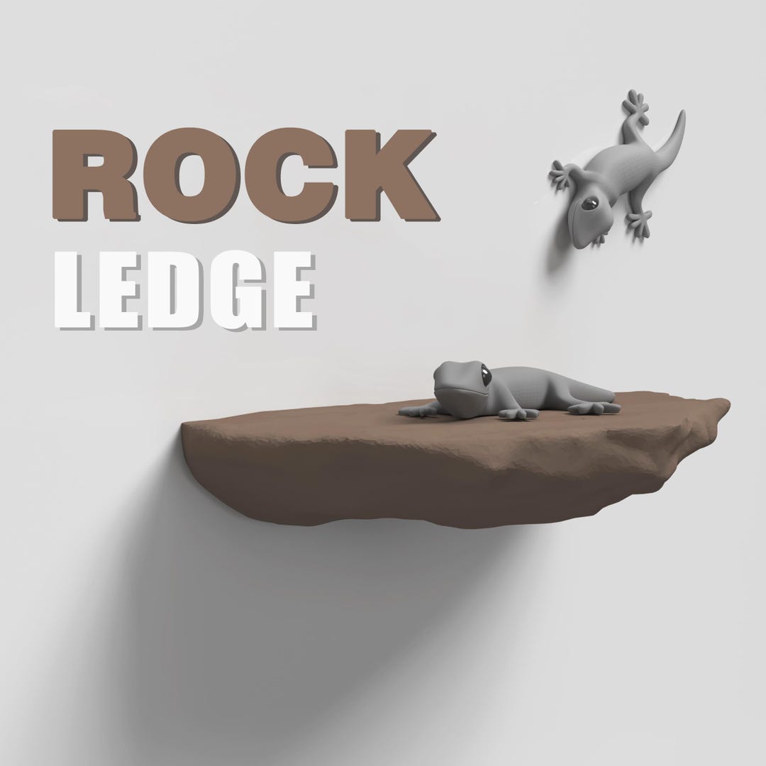 Rock-inspired Reptile and Amphibian Ledge, Enhance Your Pet's Habitat ...
