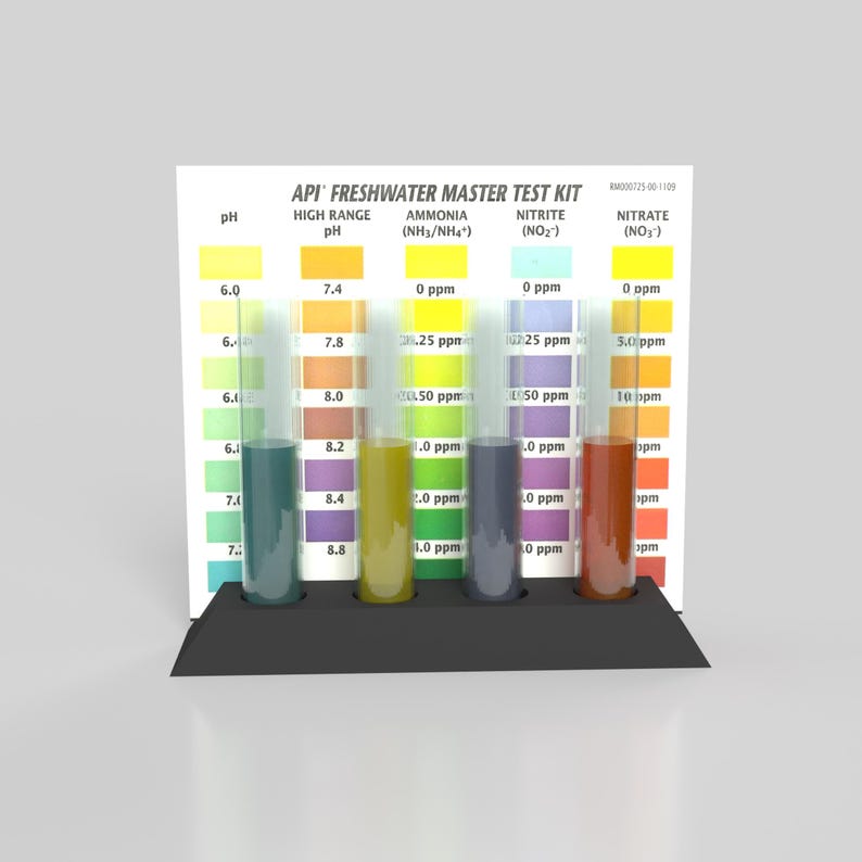 API Test Kit Station - Tube Holder Rack for Testing & Draining ...