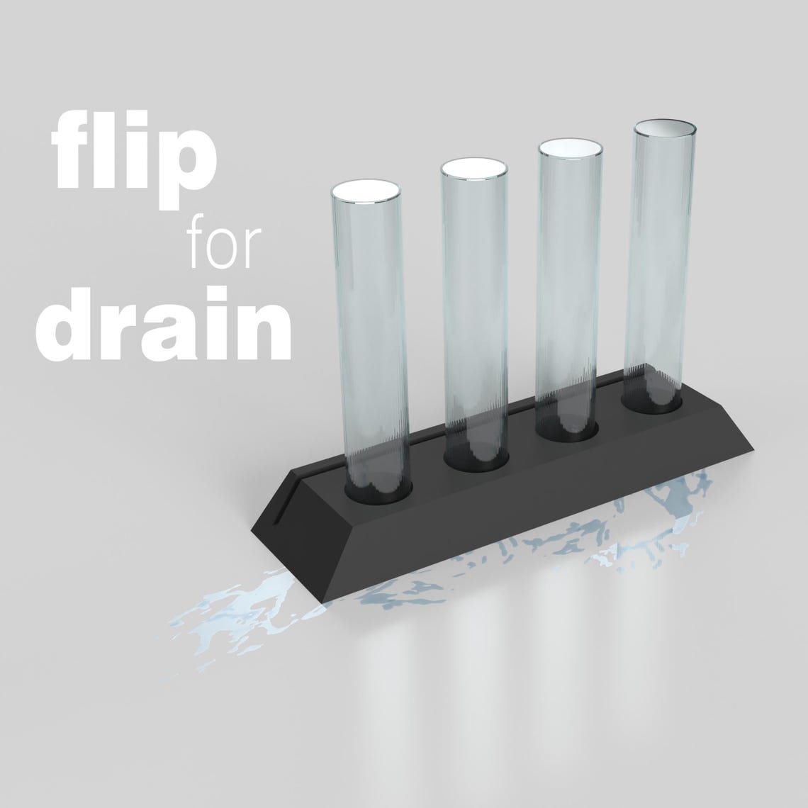 API Test Kit Station - Tube Holder Rack for Testing & Draining ...