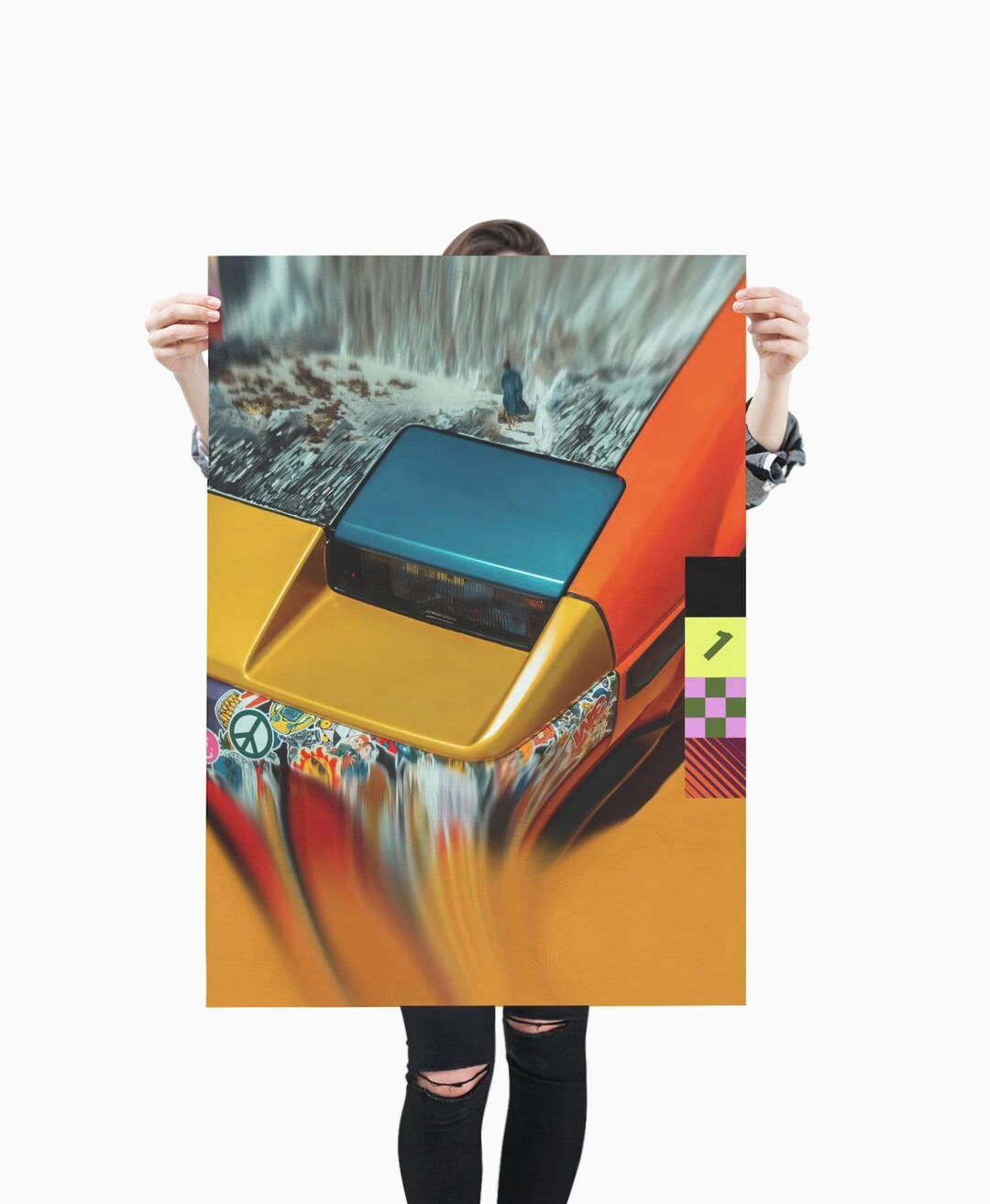 Flume - Hi This is Flume / Premium Matte Vertical Poster - Etsy