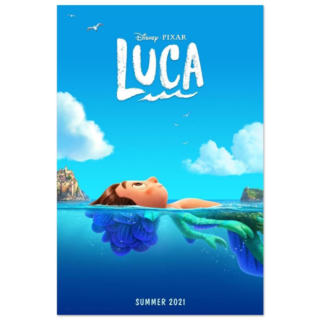 Luca Summer Sea Adventure Classic Matte Paper Poster - Vibrant Coastal ...