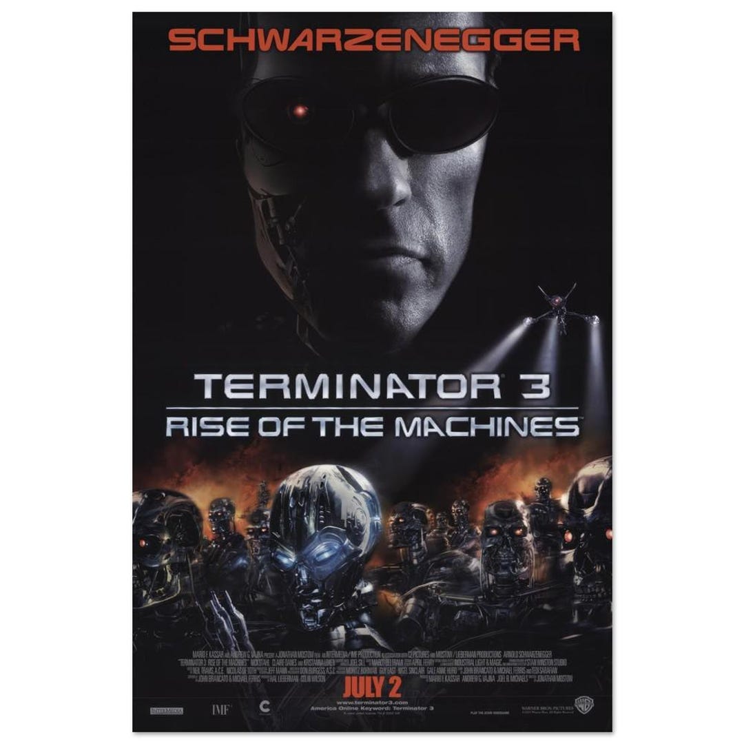Terminator 3: Rise of the Machines Classic Matte Paper Poster - Sci-fi ...