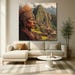 Inca Chief and Machu Picchu Canvas Art, Andean Civilization Wall Print ...