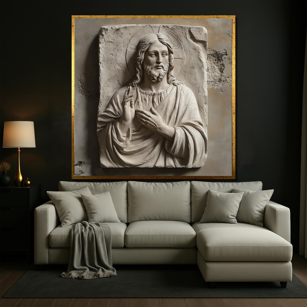 Religious Canvas Painting of Jesus Christ | Classic Wall Art for ...