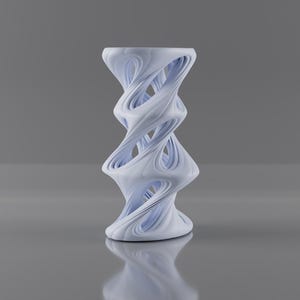 Twisted Parametric Vase: Modern Home Decor (digital Download) - Etsy