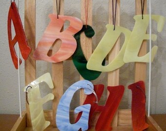Glass Letters | Etsy