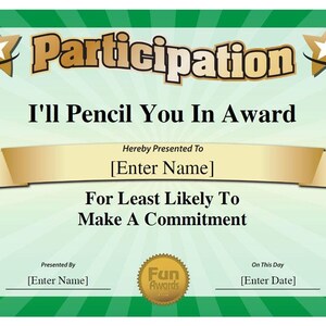 101 Funny Office Awards™ - Etsy