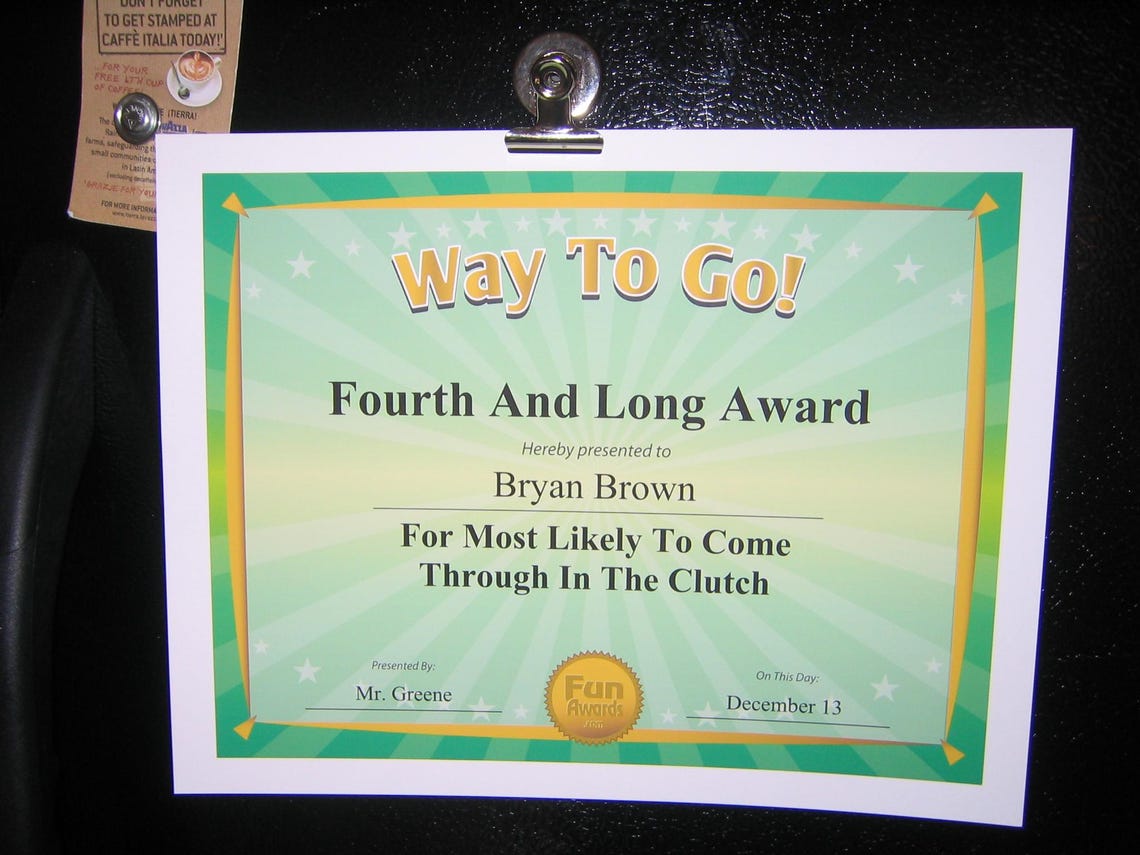 101 Funny Award Certificates - Etsy