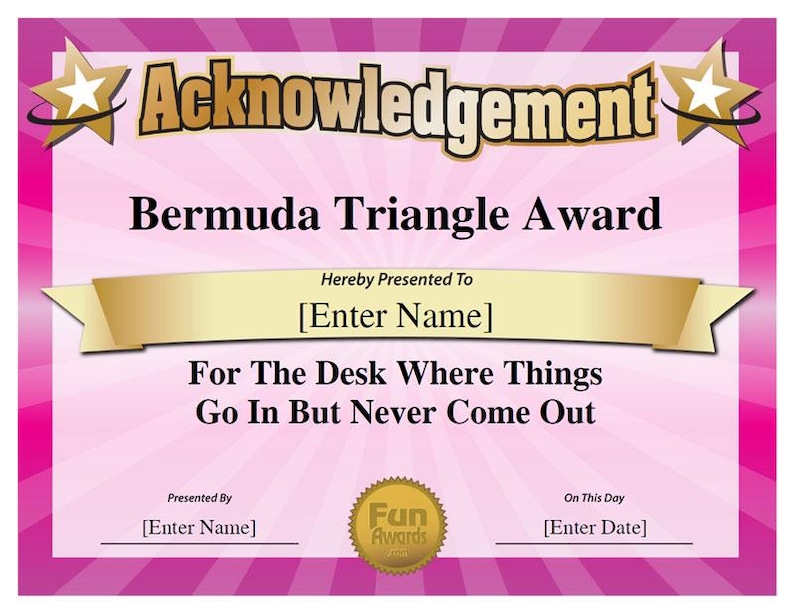 101 Funny Office Awards™ - Etsy