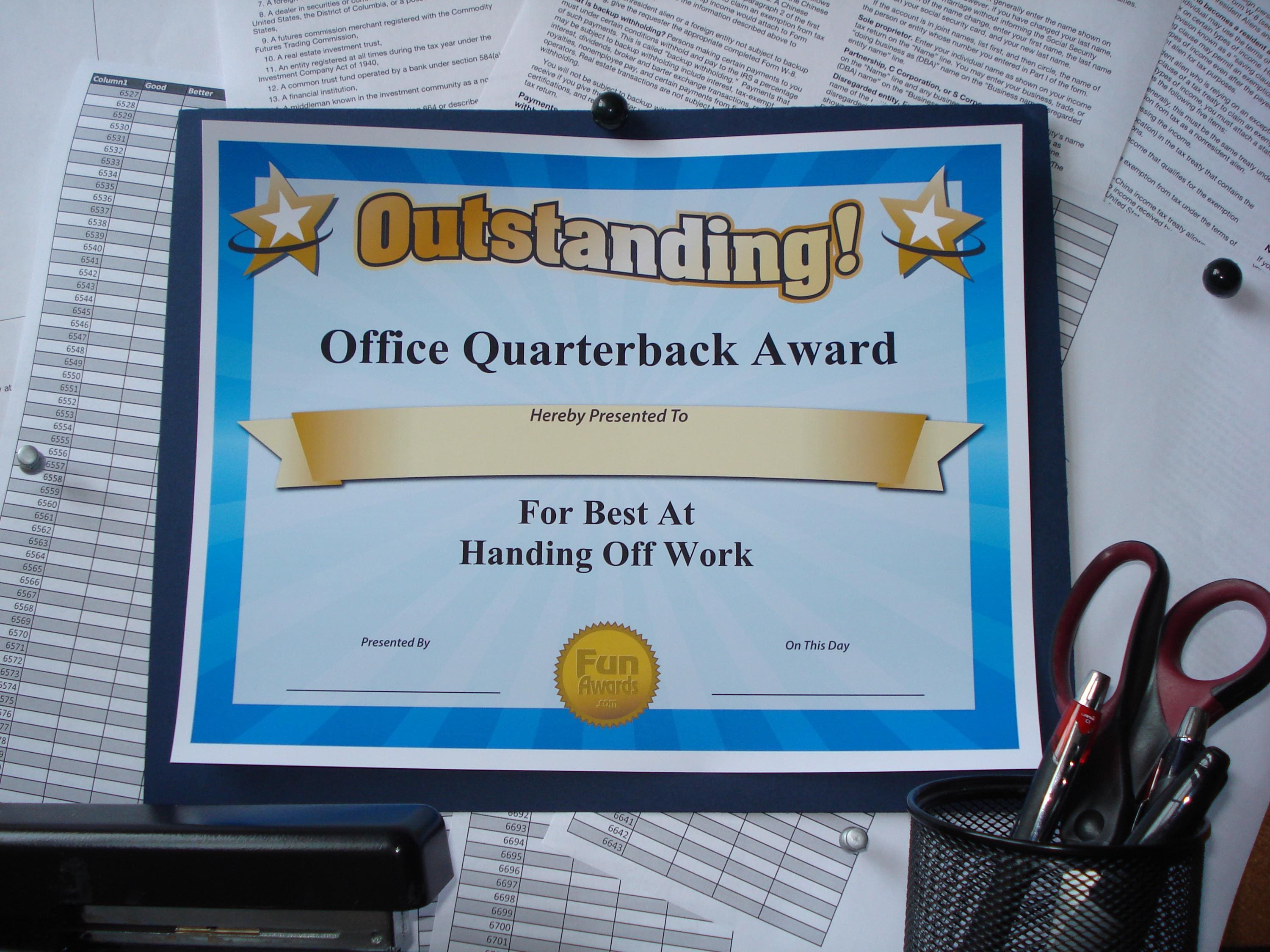101 Funny Office Awards™ - Etsy
