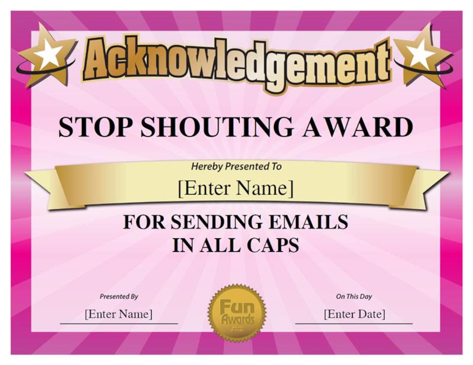 101 Funny Office Awards™ - Etsy