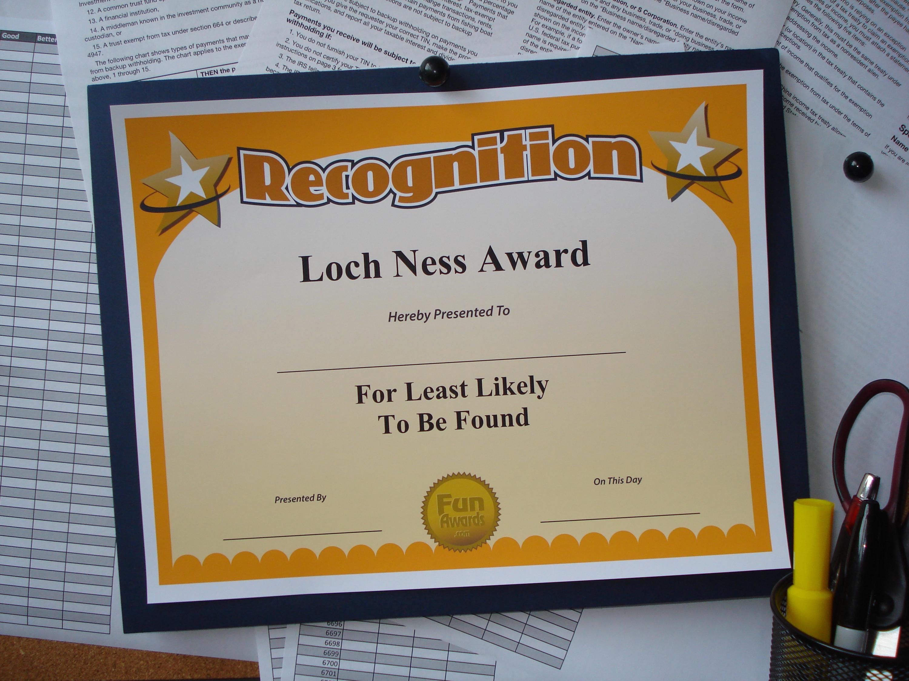 101 Funny Employee Awards™ - Etsy