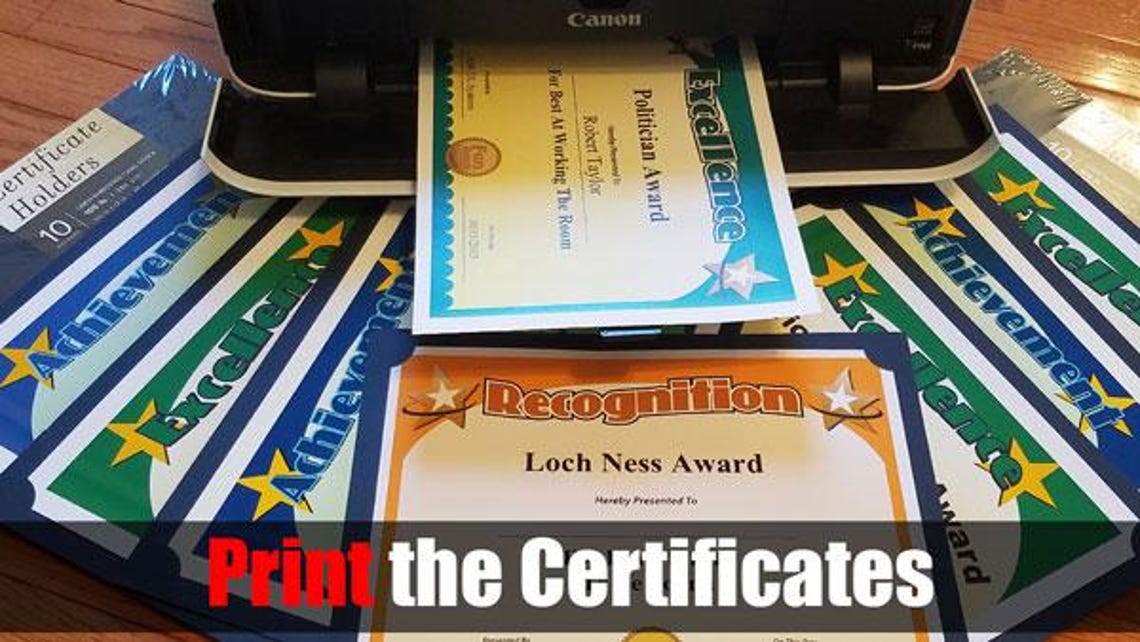 101 Funny Employee Awards™ - Etsy