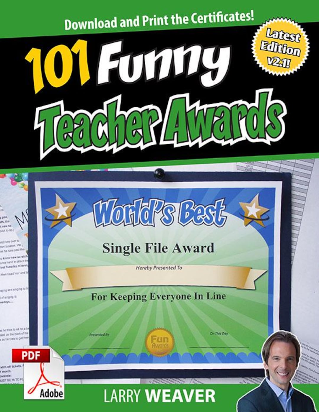 101 Funny Teacher Awards™ - Etsy