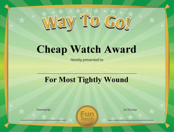 101 Funny Award Certificates - Etsy