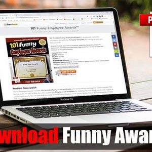 101 Funny Employee Awards™ - Etsy