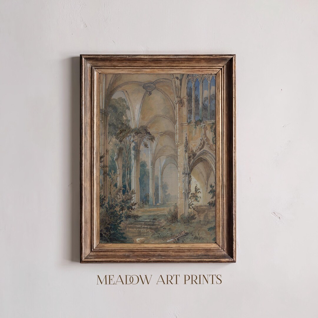 Rustic Vintage Ruin Printable Art Download - Etsy