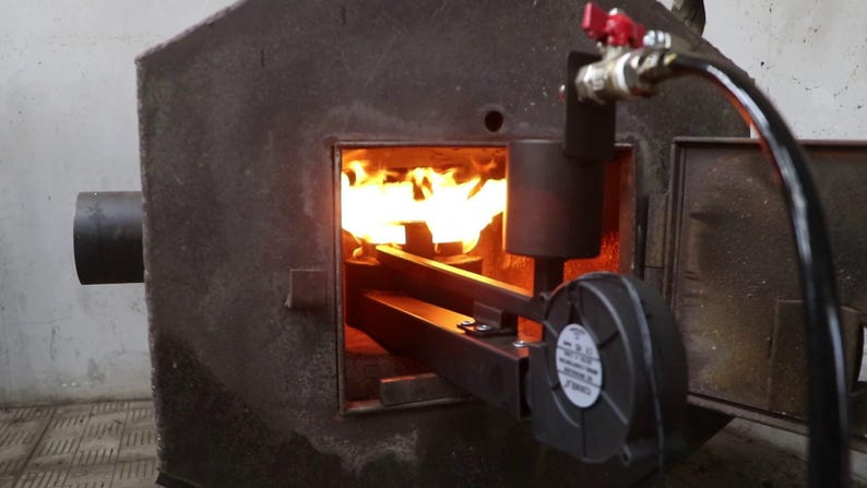 Universal Waste Oil Burner Kit for Wood Stoves & Boilers - Etsy