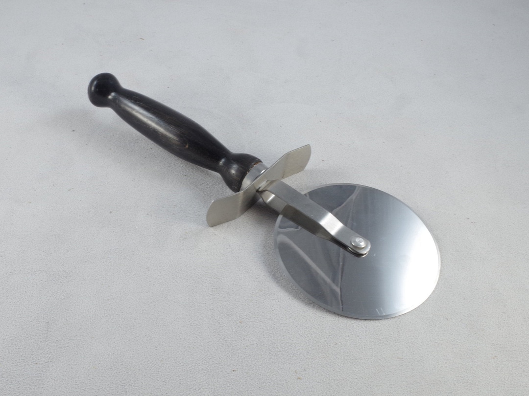 Pizza Cutter With Oak Wood Handle - Etsy