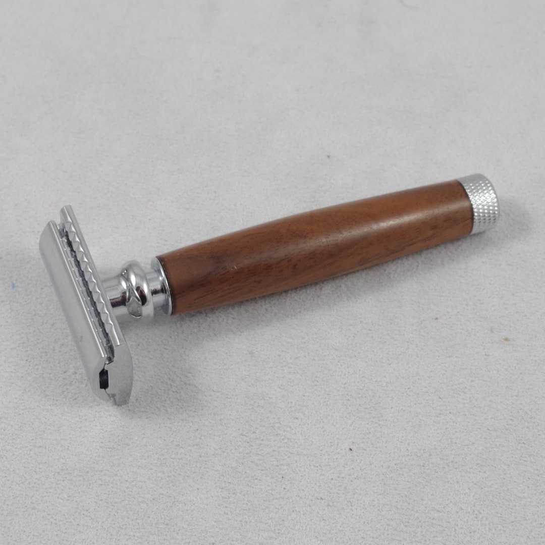 Speed Dial Safety Razor With Walnut Wood Handle - Etsy