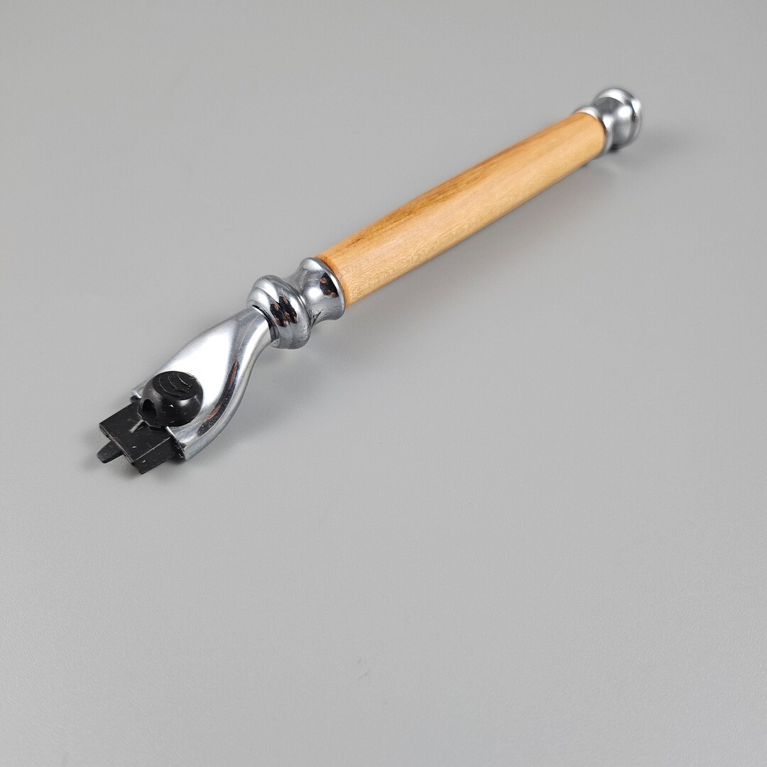 Mach-3/venus Razor Handle Made From Cherry Wood - Etsy