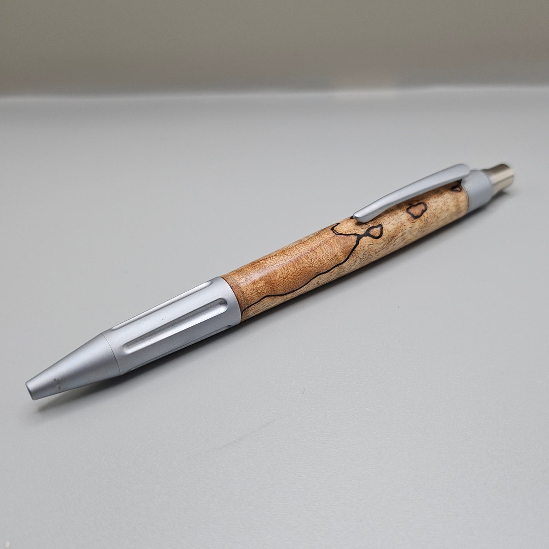 Luxor Click Pen Made From Spalted Maple Wood - Etsy