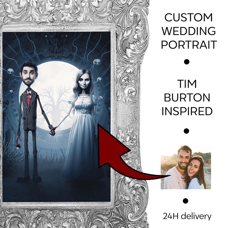 Tim Burton Wedding - Etsy