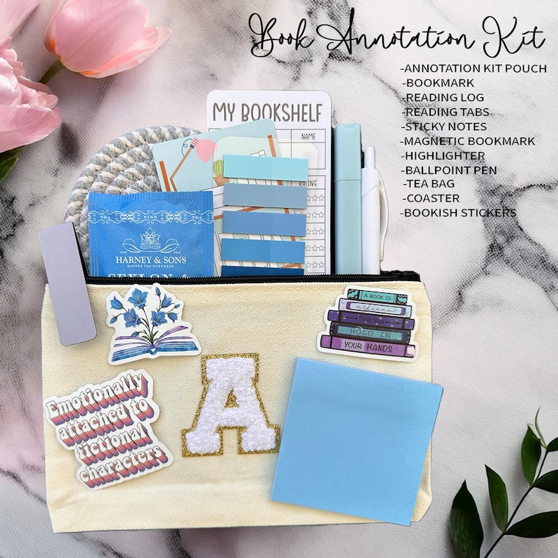 Personalized Book Annotation Kit for Readers and Book Lovers Bookish ...
