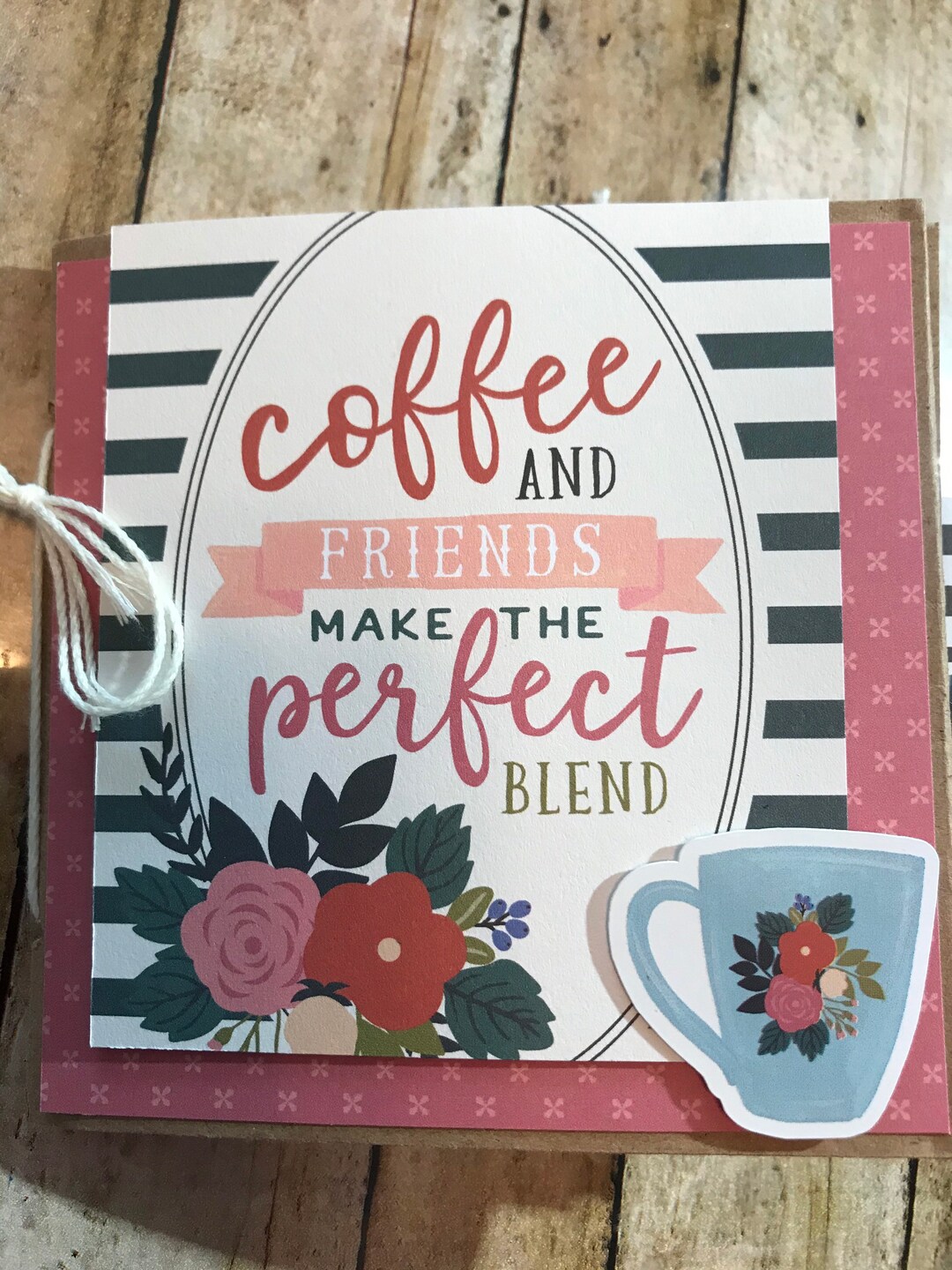 Coffee and Friends Paperbag Mini Album - Etsy