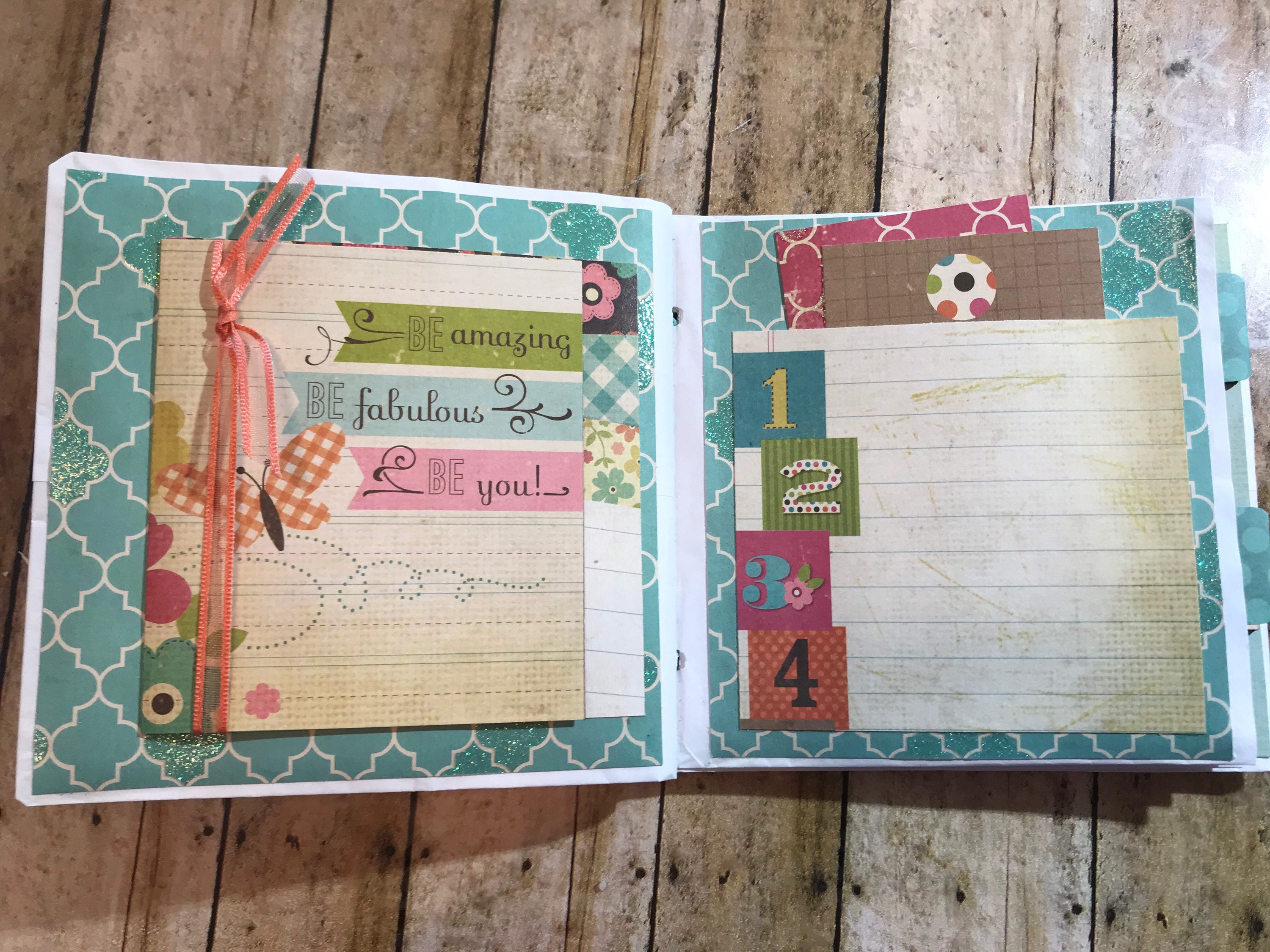 Peace and Love Paperbag Mini Album - Etsy