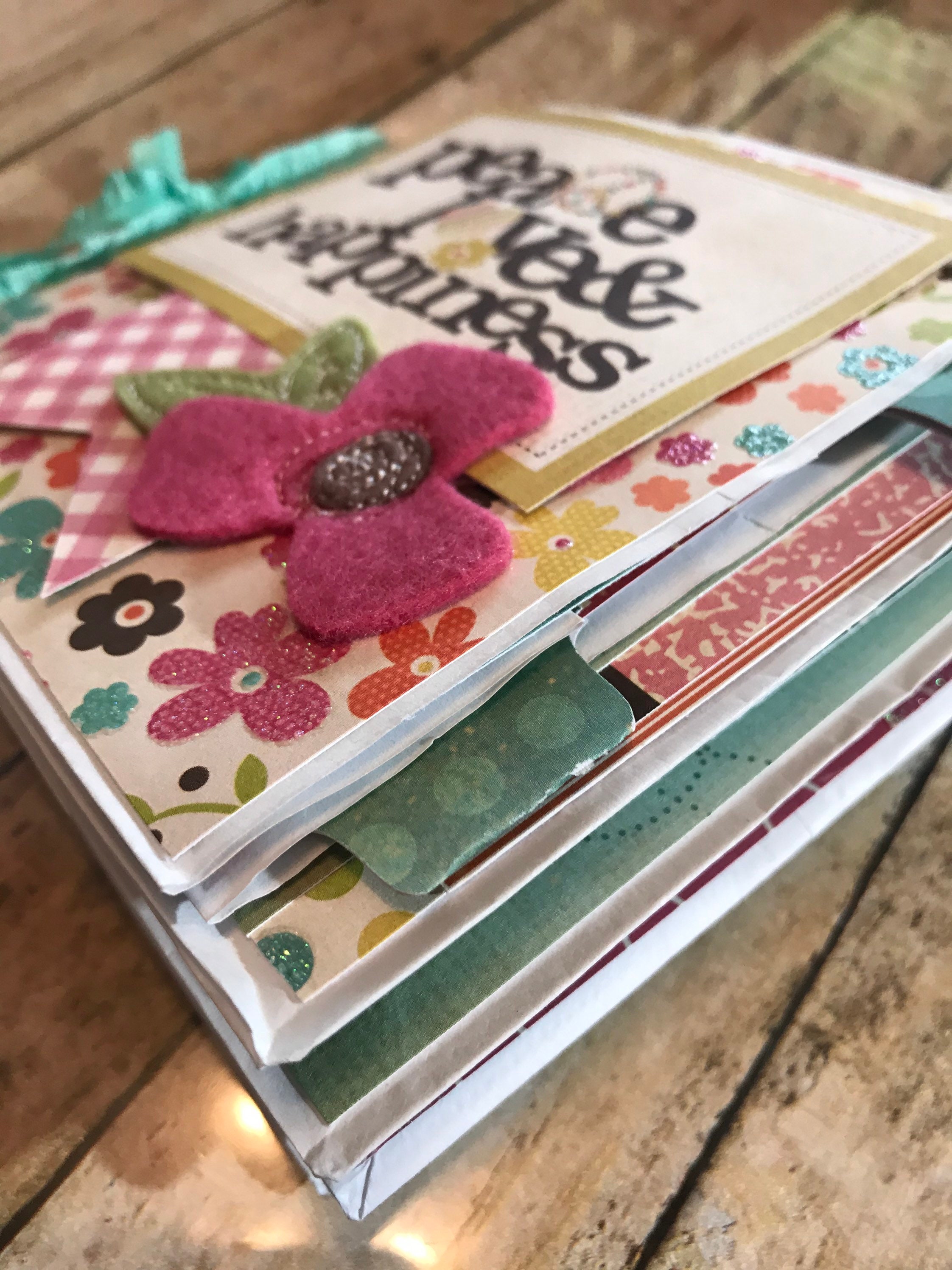 Peace and Love Paperbag Mini Album - Etsy