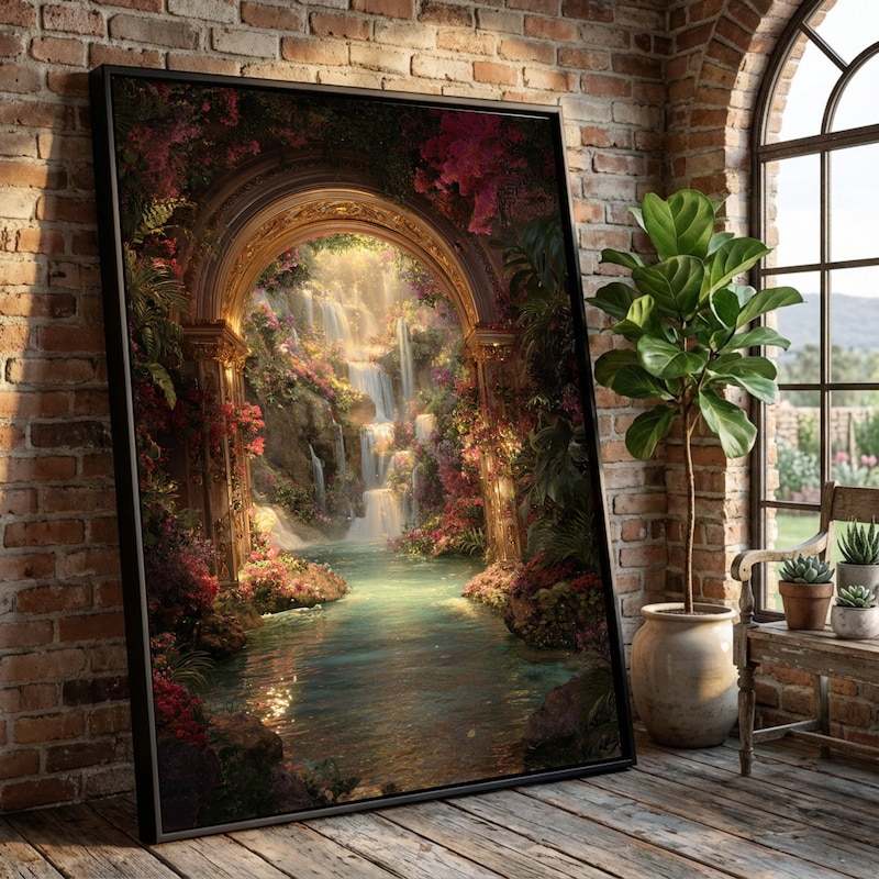 Serene Archway With Flowers - Etsy Canada